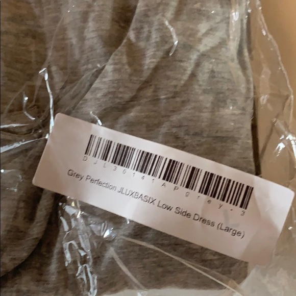 JLUXLABEL | Dresses | Nwt Jluxlabel Grey Perfection Jluxbasix Low Side ...